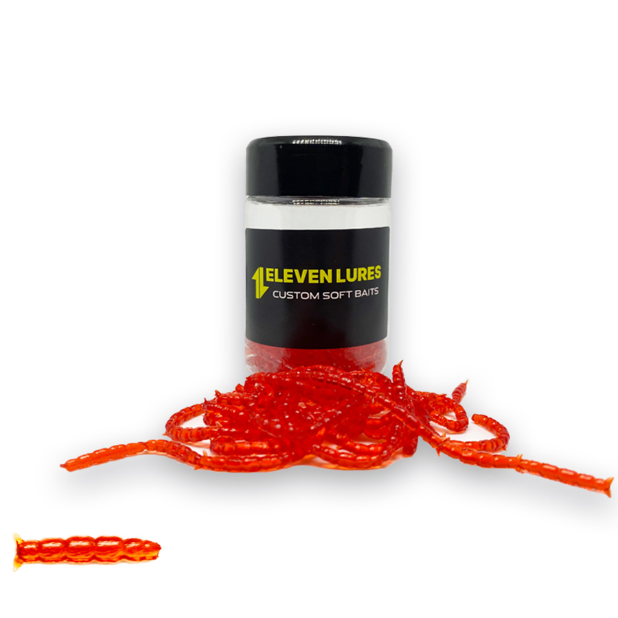 Силиконовый мотыль 11Lures Bloodworm