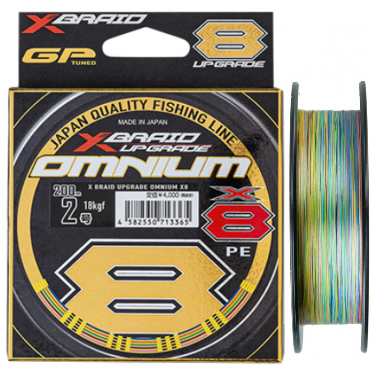Леска плетеная YGK X-Braid Upgrade Omnium X8 200m