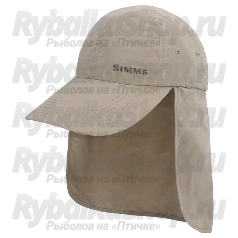 Кепка Simms BugStopper SunShield Cap, Stone, EU